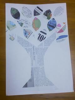 Recycled Newspaper Tree Craft | Preschool Crafts for Kids